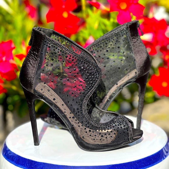 Lady Couture | Shoes | Lady Couture Mesh Embellished High Heels Ws24 ...